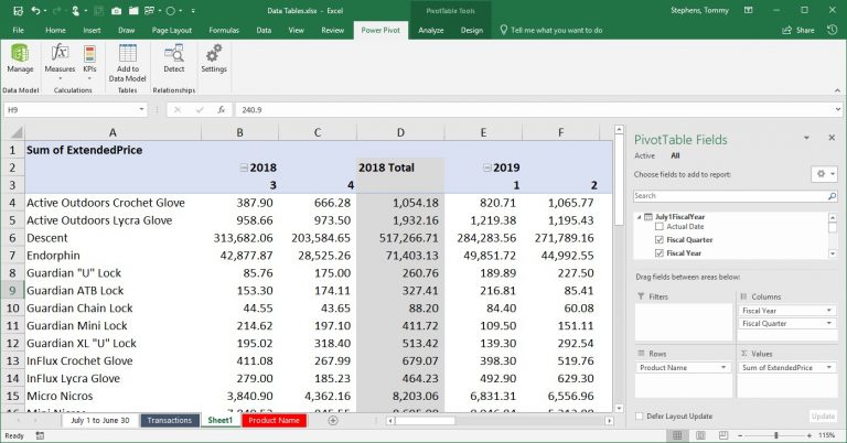 Working with Date Tables in Power Pivot - K2 Enterprises